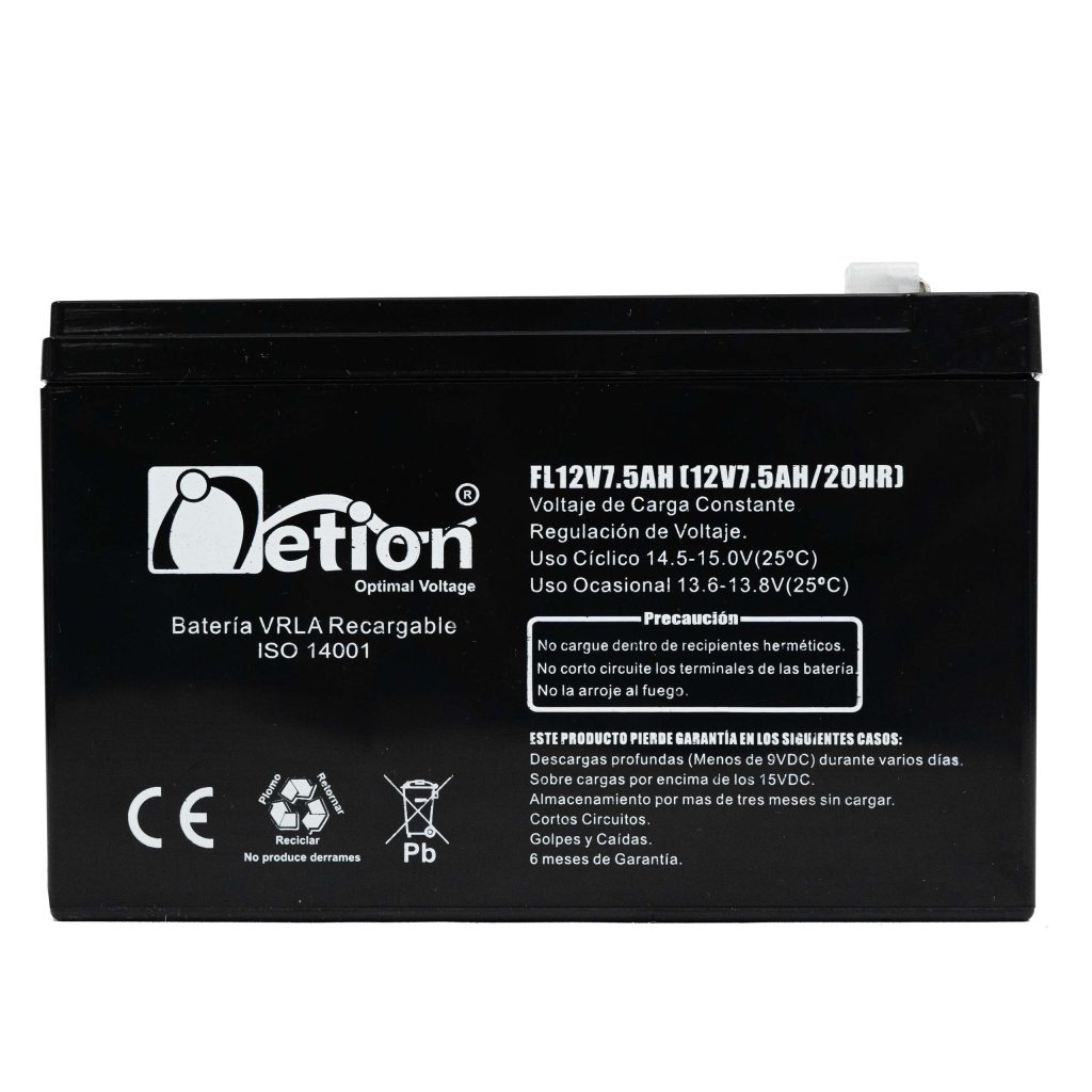 Bateria AGM 12V 7.5Ah Netion – ENERGER S.A.S